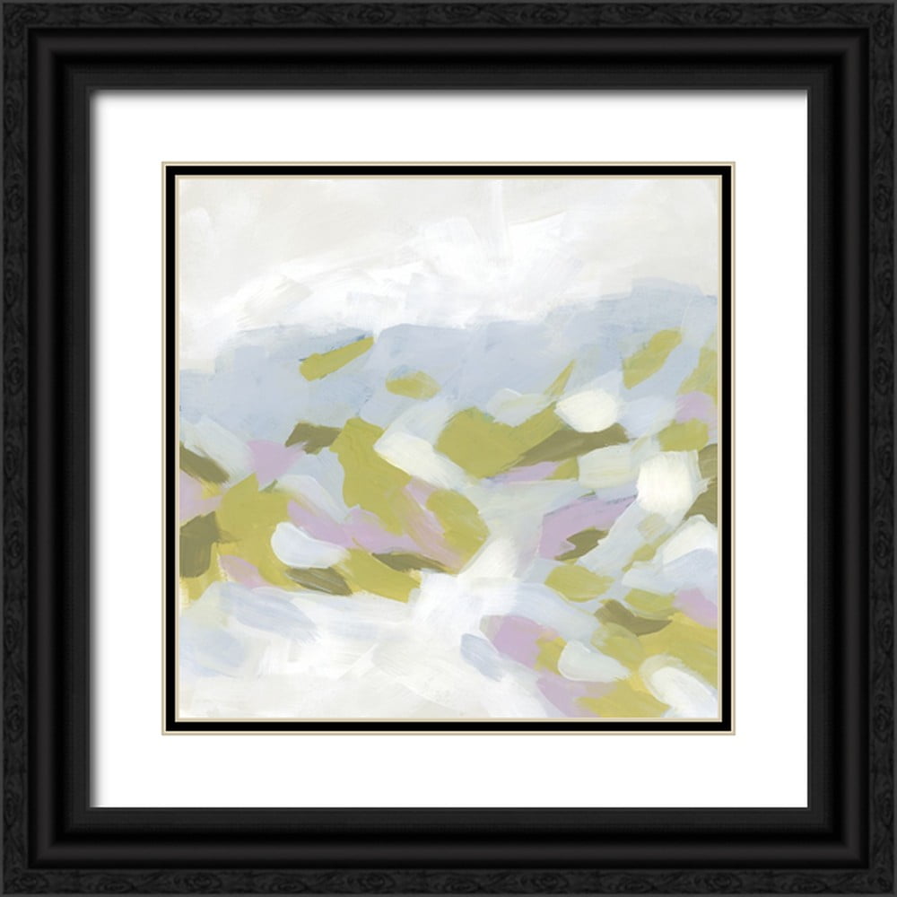 Vess, June Erica 20x20 Black Ornate Wood Framed with Double Matting ...