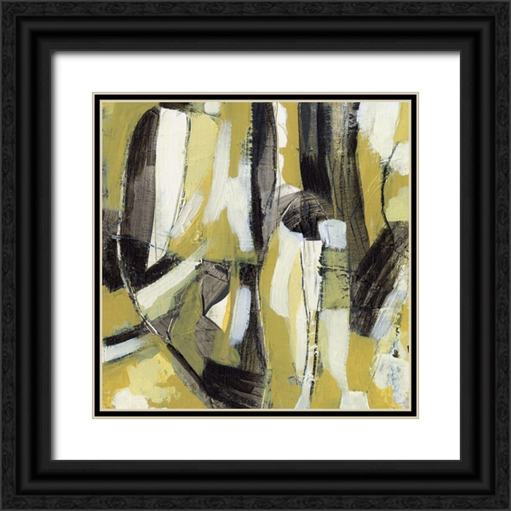 Vess, June Erica 20x20 Black Ornate Wood Framed with Double Matting ...