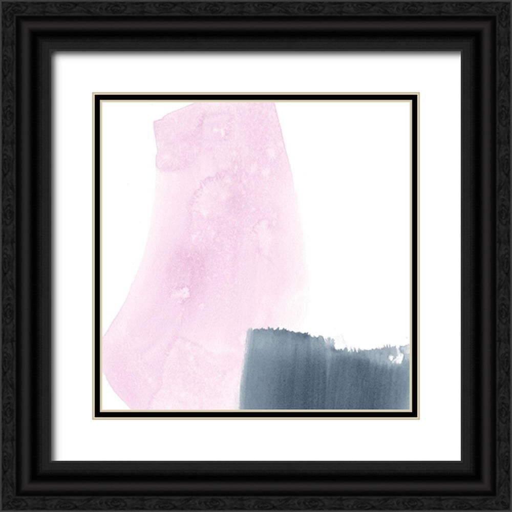 Vess, June Erica 20x20 Black Ornate Wood Framed with Double Matting ...