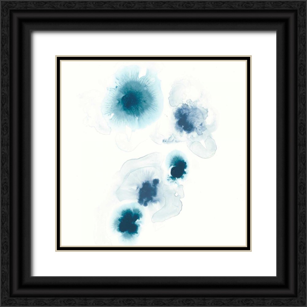 Vess, June Erica 20x20 Black Ornate Wood Framed with Double Matting ...