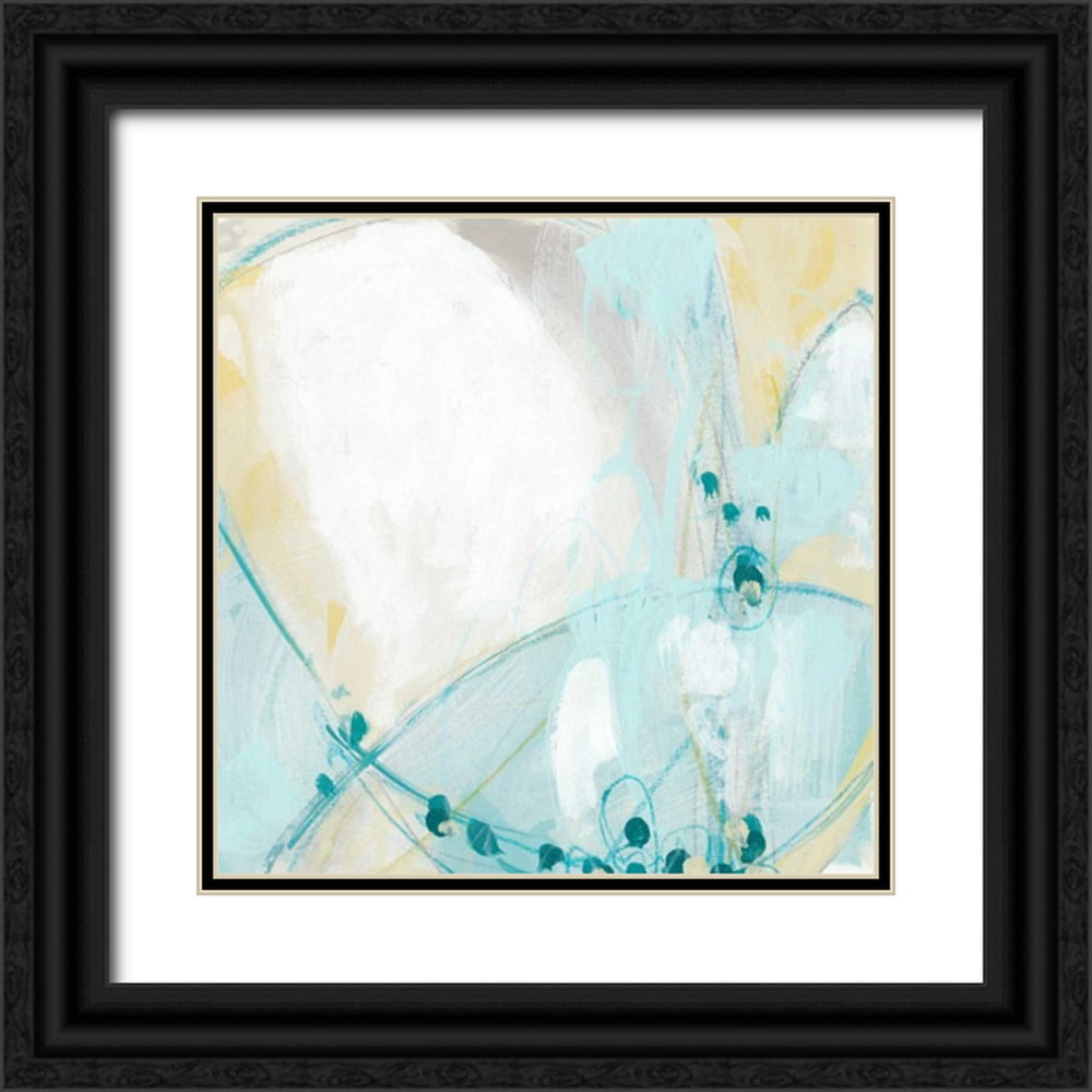 Vess, June Erica 20x20 Black Ornate Wood Framed with Double Matting ...