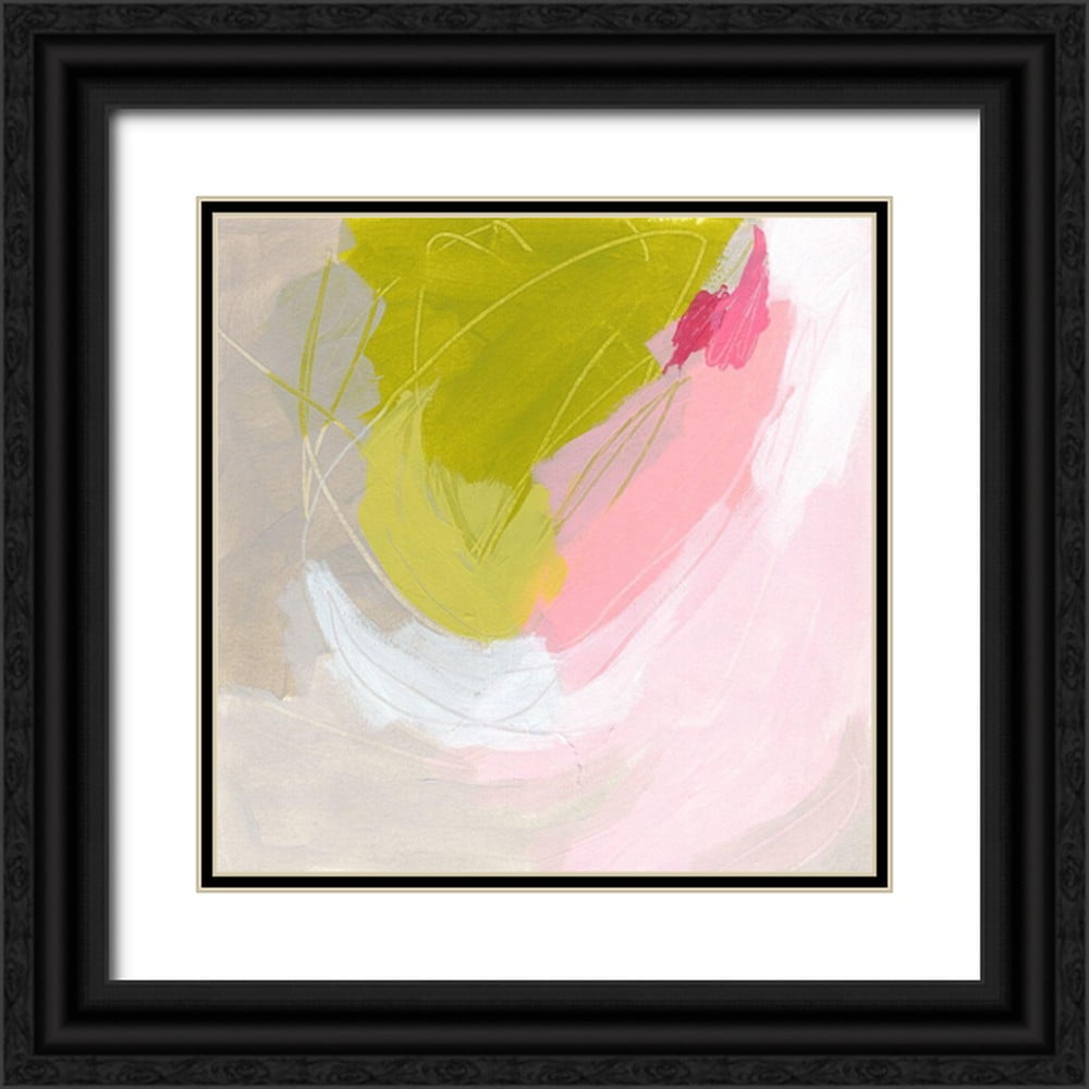 Vess, June Erica 20x20 Black Ornate Wood Framed with Double Matting ...