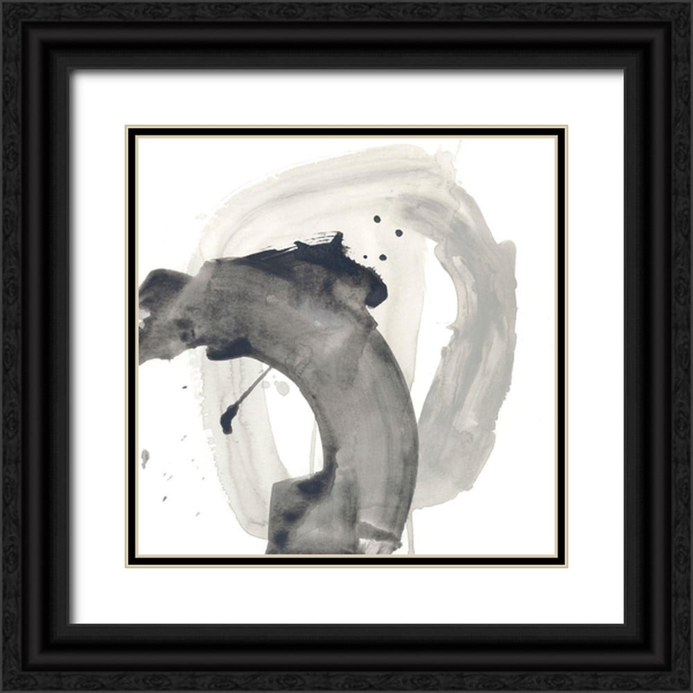 Vess, June Erica 20x20 Black Ornate Wood Framed with Double Matting ...