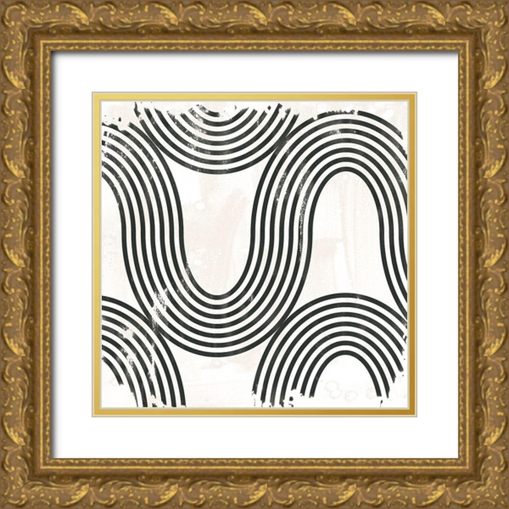 Vess, June Erica 20x20 Gold Ornate Wood Framed with Double Matting ...