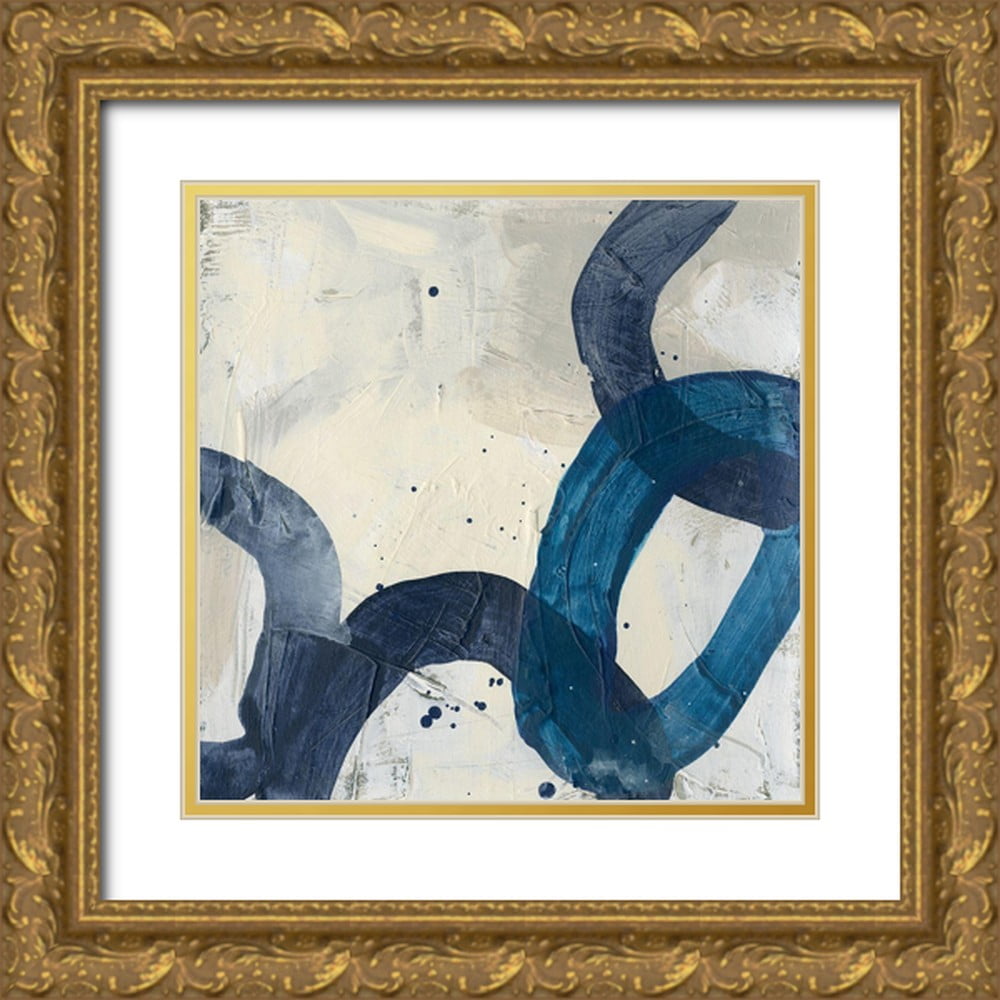 Vess, June Erica 20x20 Gold Ornate Wood Framed with Double Matting ...