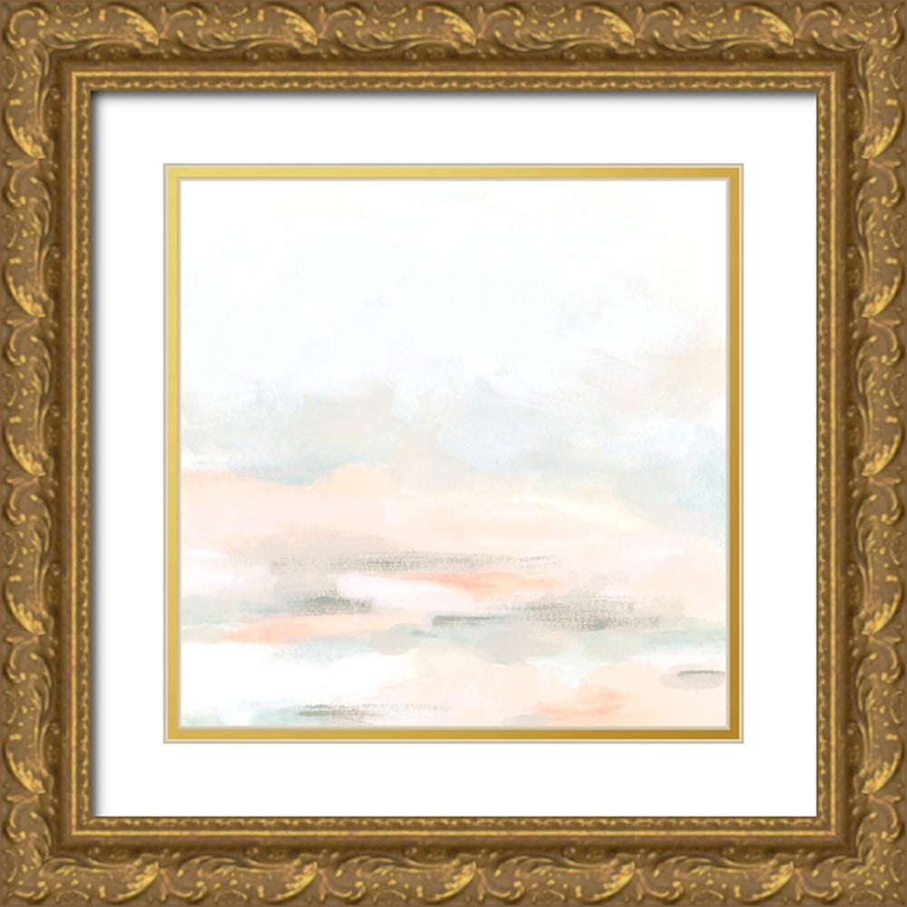 Vess, June Erica 20x20 Gold Ornate Wood Framed with Double Matting ...
