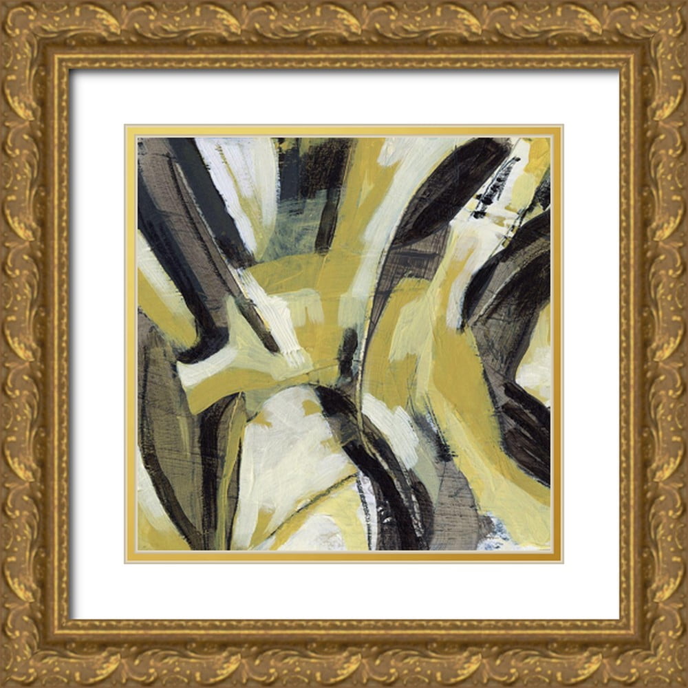 Vess, June Erica 20x20 Gold Ornate Wood Framed with Double Matting ...