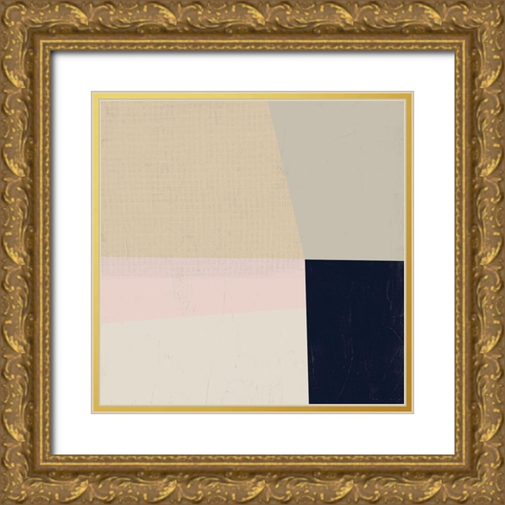Vess, June Erica 20x20 Gold Ornate Wood Framed with Double Matting ...