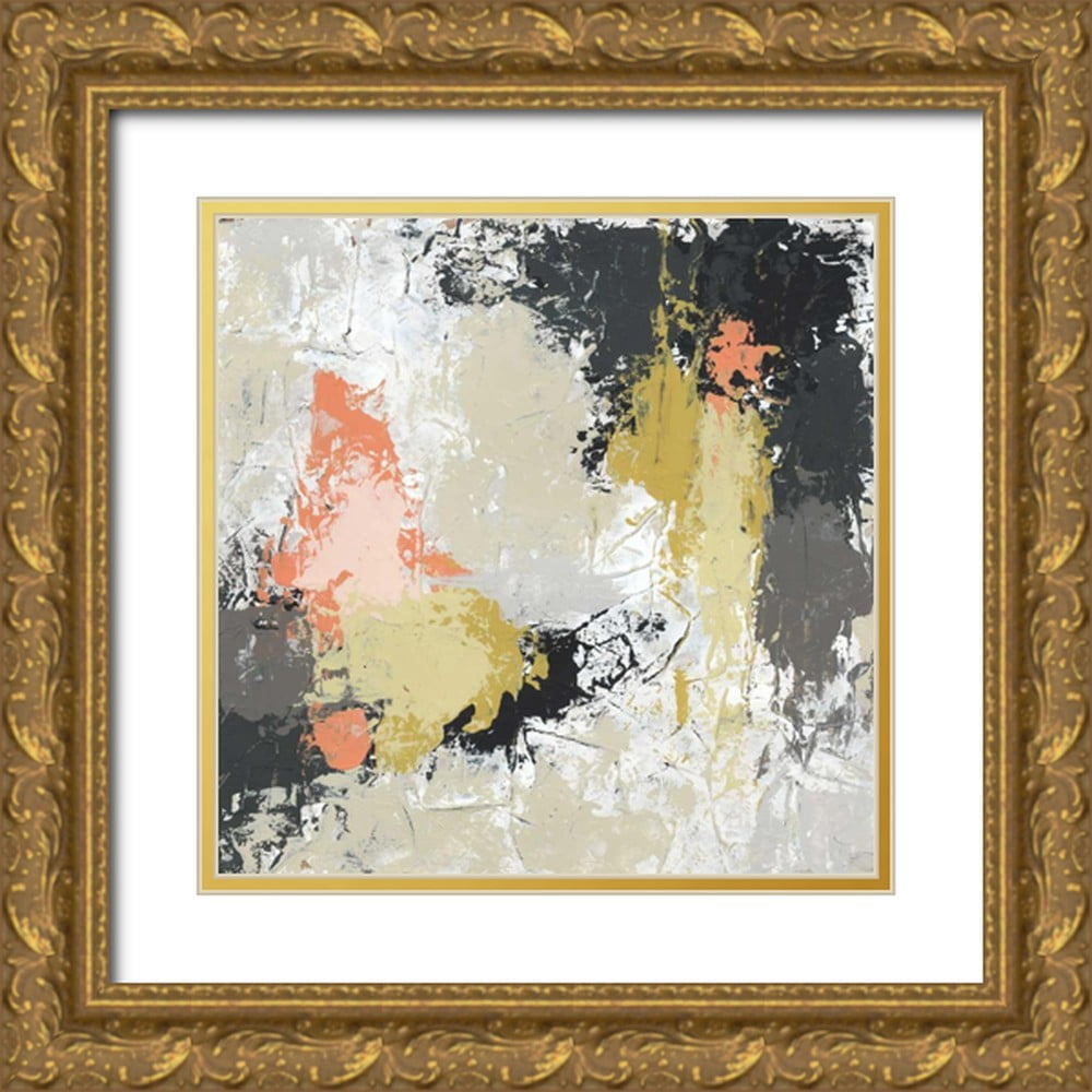 Vess, June Erica 20x20 Gold Ornate Wood Framed with Double Matting ...