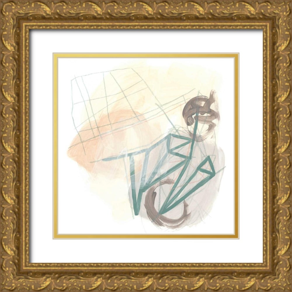 Vess, June Erica 20x20 Gold Ornate Wood Framed with Double Matting Museum Art Print Titled ...