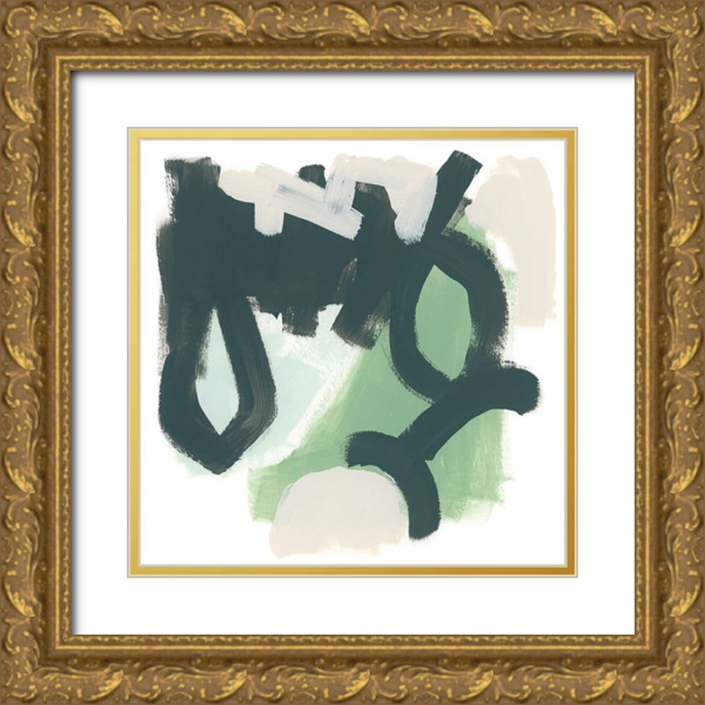 Vess, June Erica 20x20 Gold Ornate Wood Framed with Double Matting ...