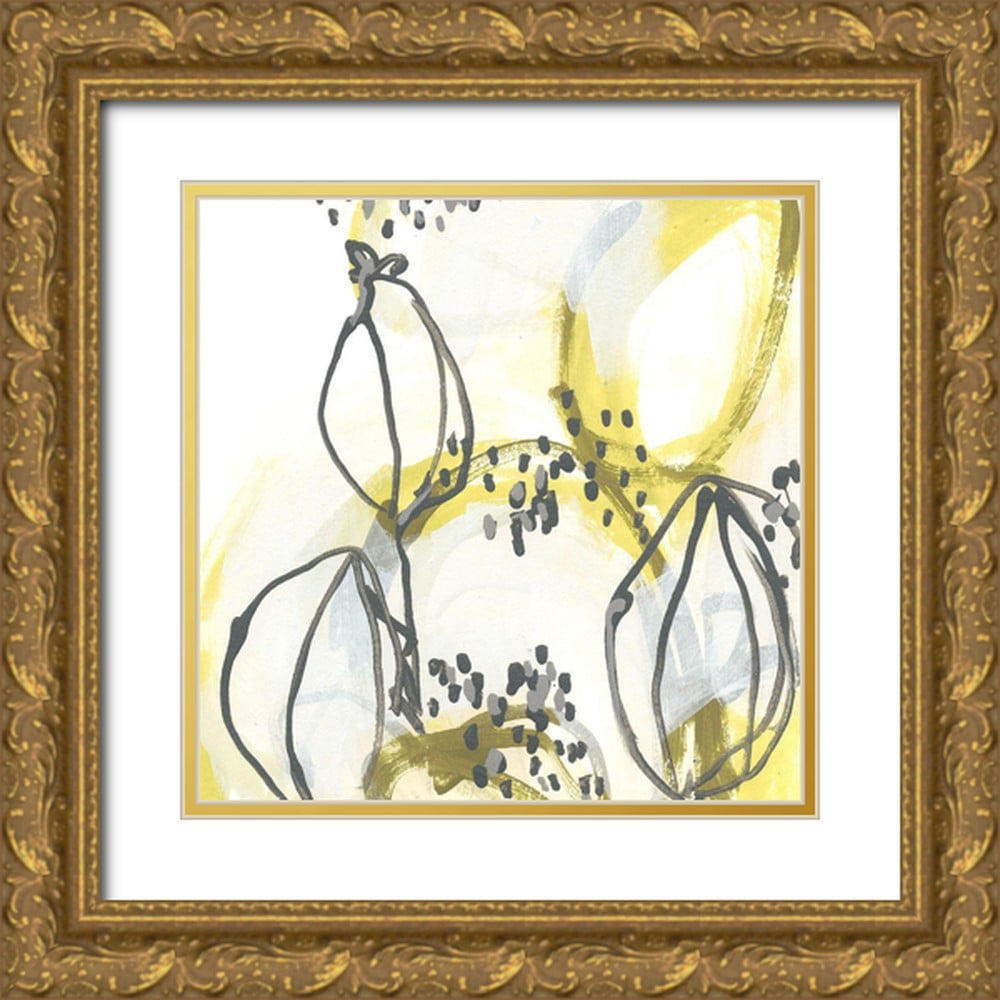 Vess, June Erica 20x20 Gold Ornate Wood Framed with Double Matting ...