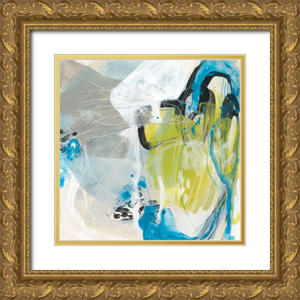Vess, June Erica 20x20 Gold Ornate Wood Framed with Double Matting ...