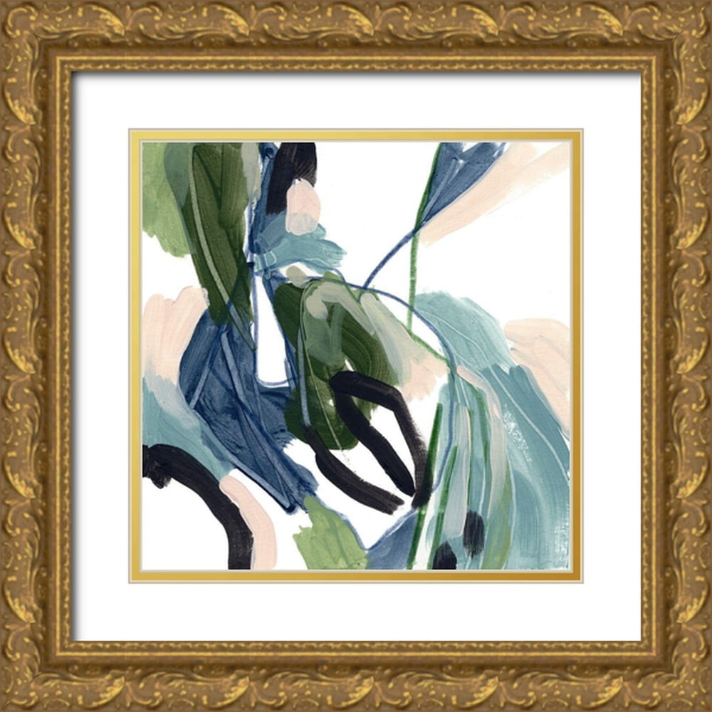 Vess, June Erica 20x20 Gold Ornate Wood Framed with Double Matting ...