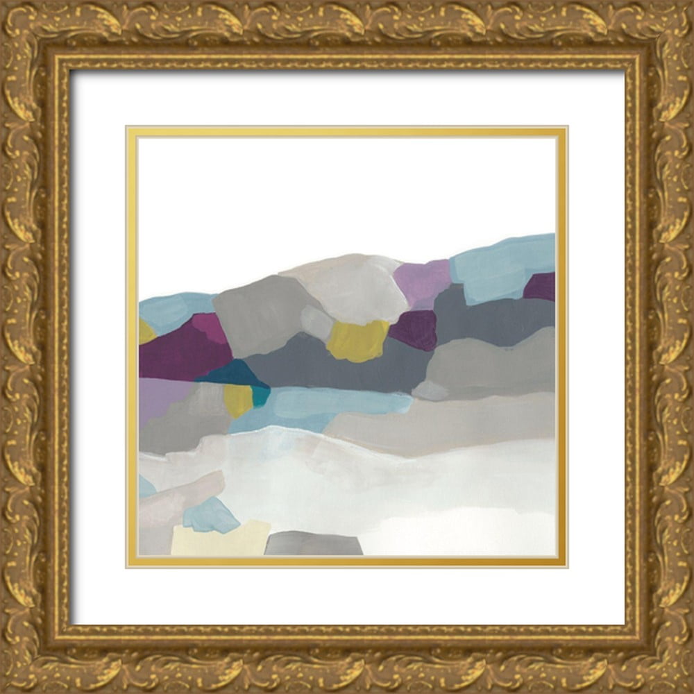 Vess, June Erica 20x20 Gold Ornate Wood Framed with Double Matting ...