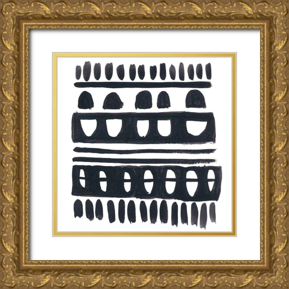 Vess, June Erica 20x20 Gold Ornate Wood Framed with Double Matting ...
