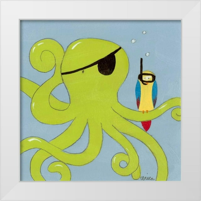 Vess, June Erica 20x20 White Modern Wood Framed Museum Art Print Titled ...