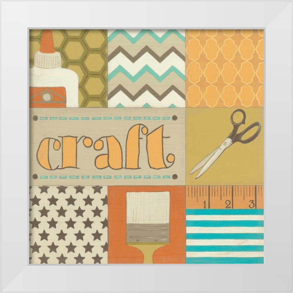 Vess, June Erica 20x20 White Modern Wood Framed Museum Art Print Titled ...