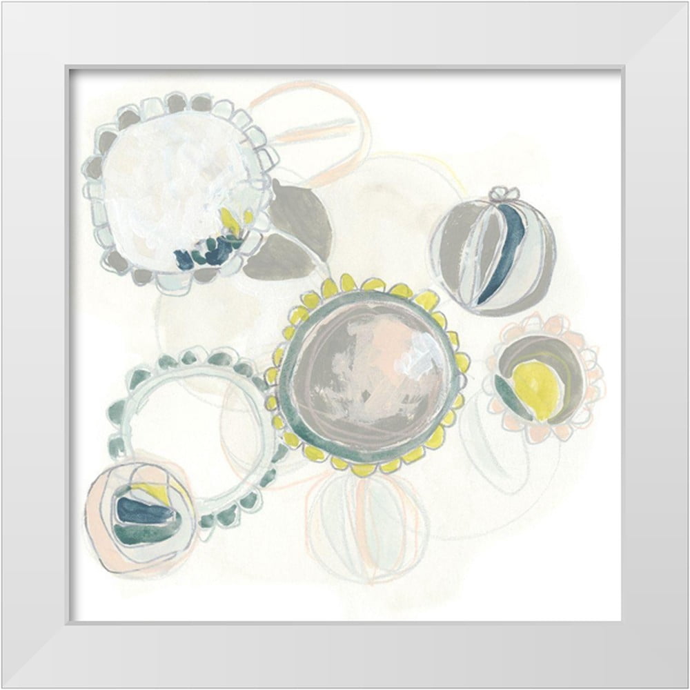 Vess, June Erica 20x20 White Modern Wood Framed Museum Art Print Titled ...