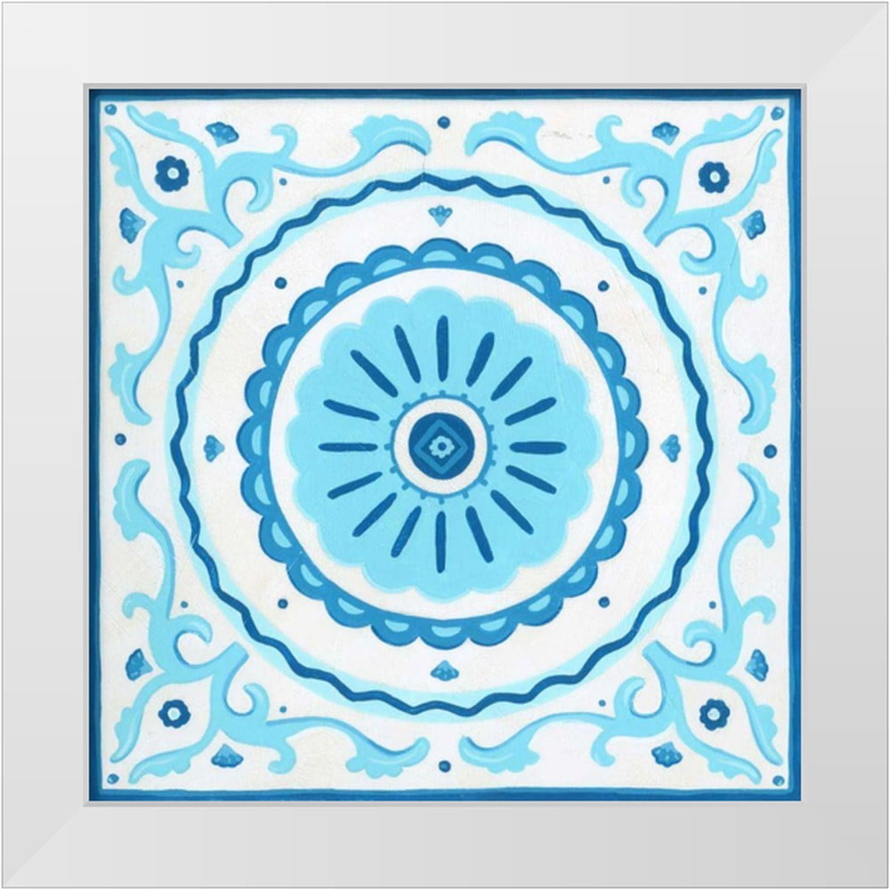 Vess, June Erica 20x20 White Modern Wood Framed Museum Art Print Titled ...