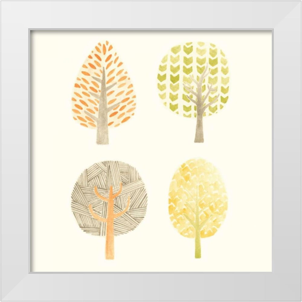 Vess, June Erica 20x20 White Modern Wood Framed Museum Art Print Titled ...