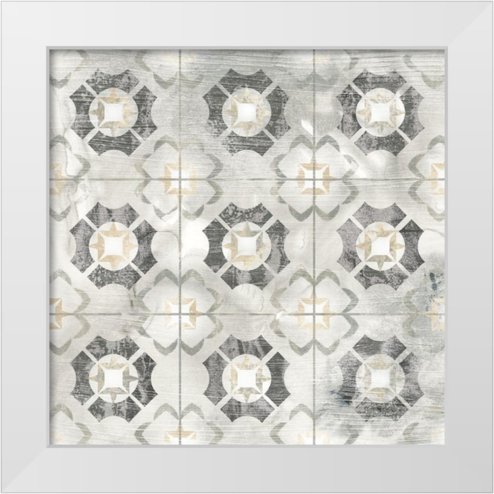Vess, June Erica 20x20 White Modern Wood Framed Museum Art Print Titled ...