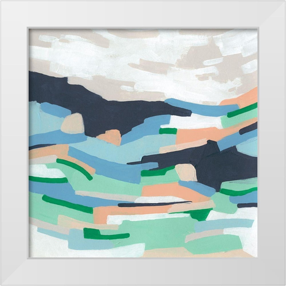 Vess, June Erica 20x20 White Modern Wood Framed Museum Art Print Titled ...