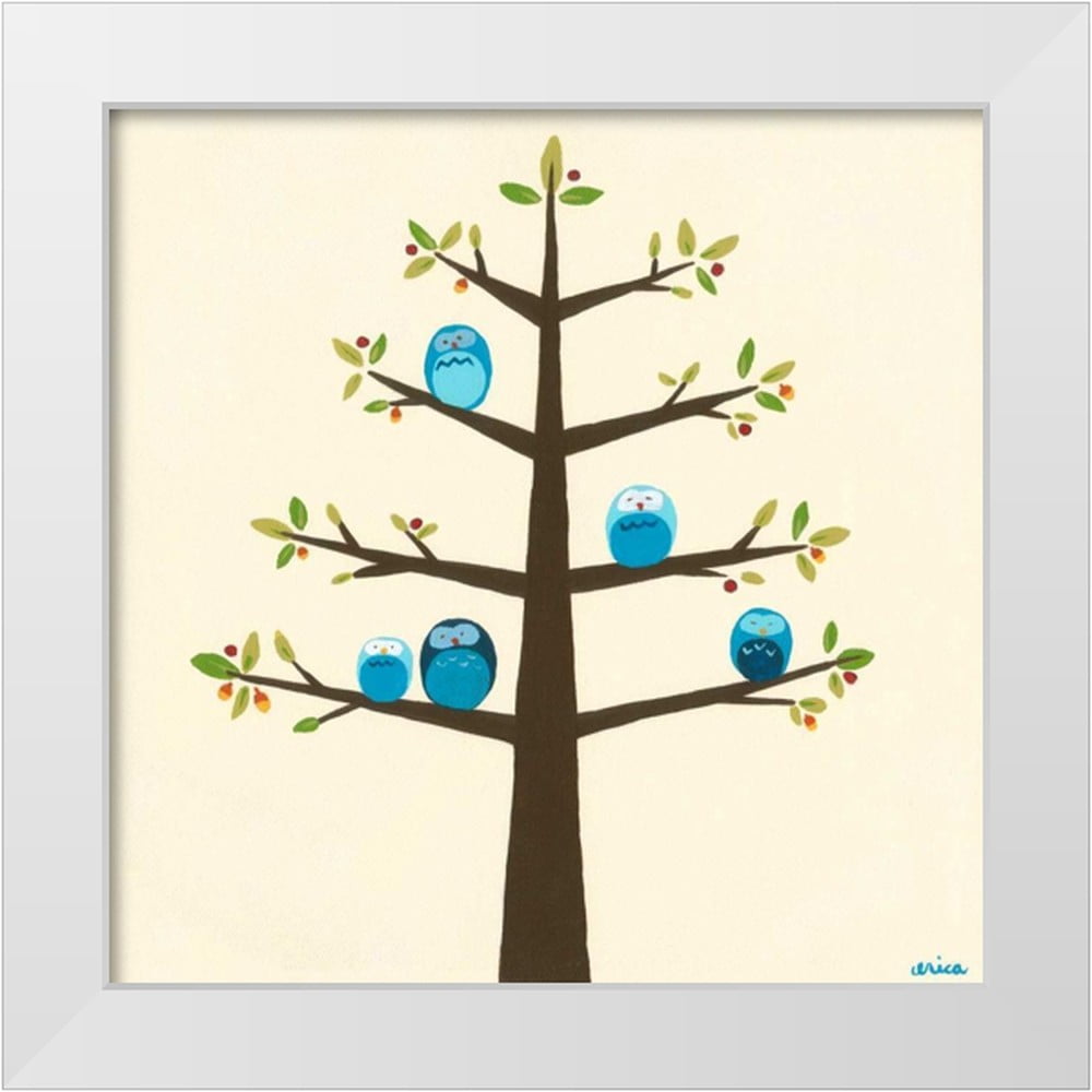 Vess, June Erica 20x20 White Modern Wood Framed Museum Art Print Titled ...