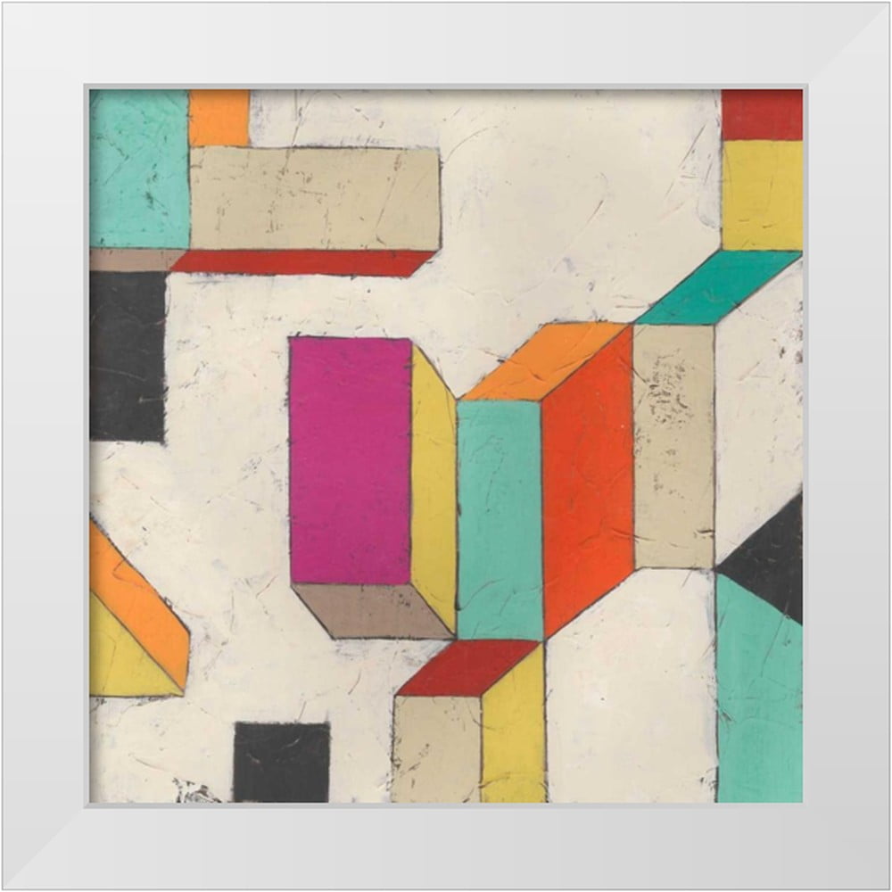 Vess, June Erica 20x20 White Modern Wood Framed Museum Art Print Titled ...