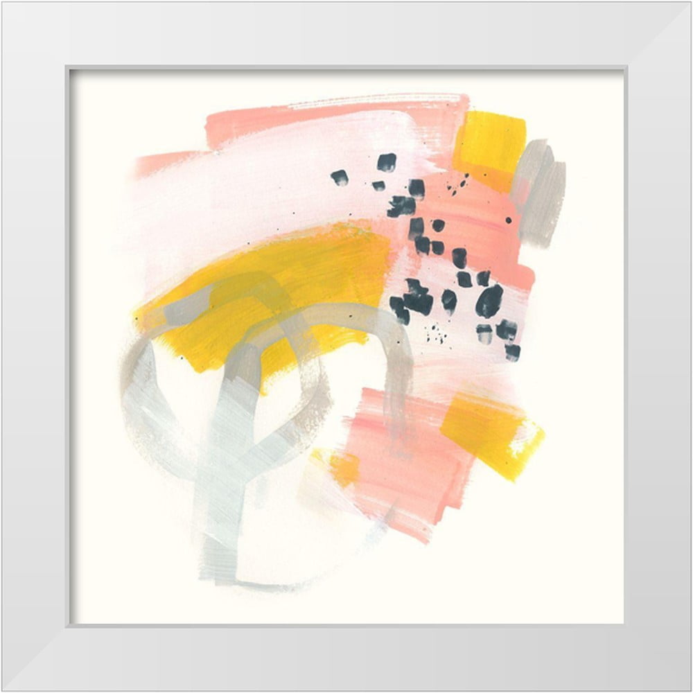 Vess, June Erica 20x20 White Modern Wood Framed Museum Art Print Titled - Vivacity II - Walmart.com