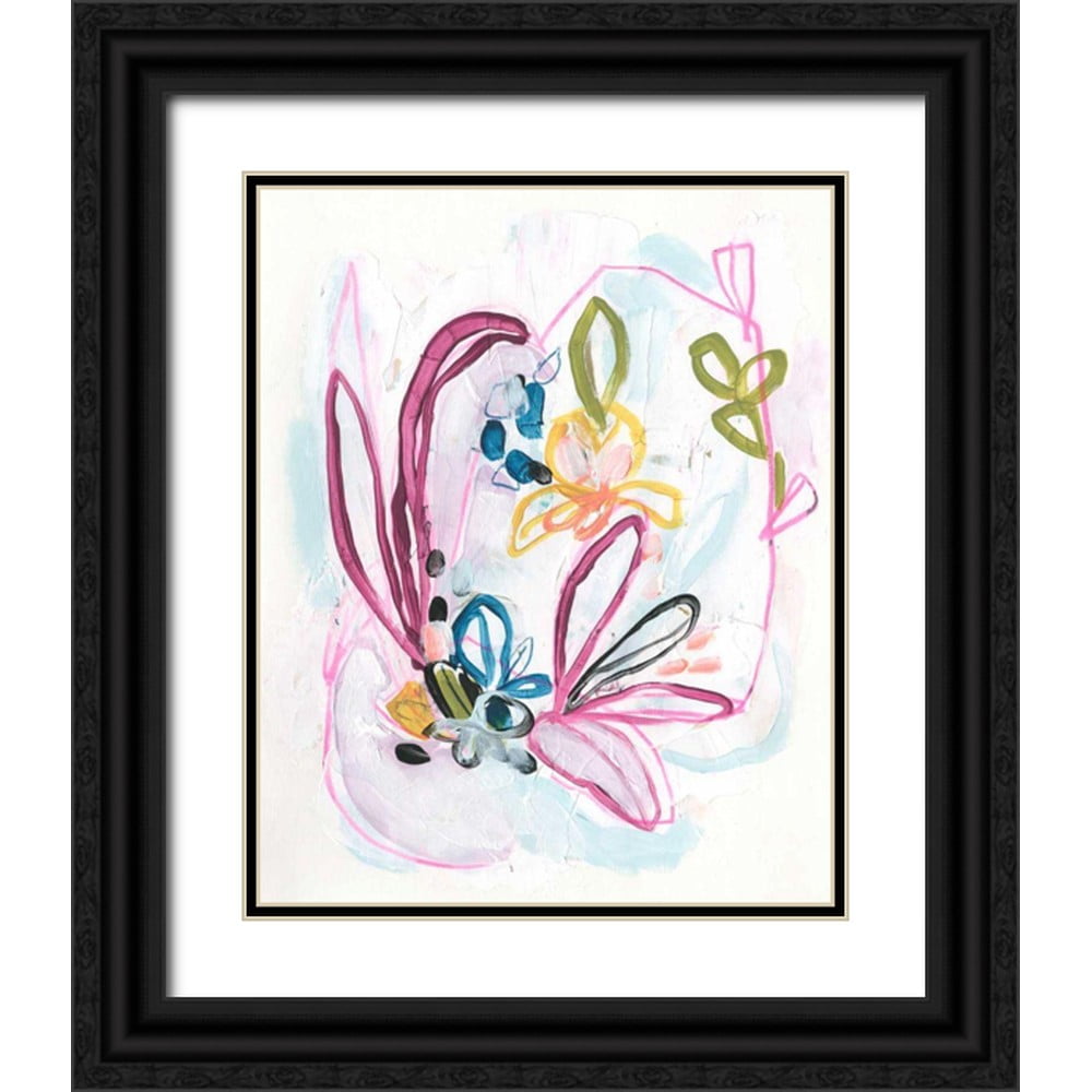 Vess, June Erica 20x24 Black Ornate Wood Framed with Double Matting ...