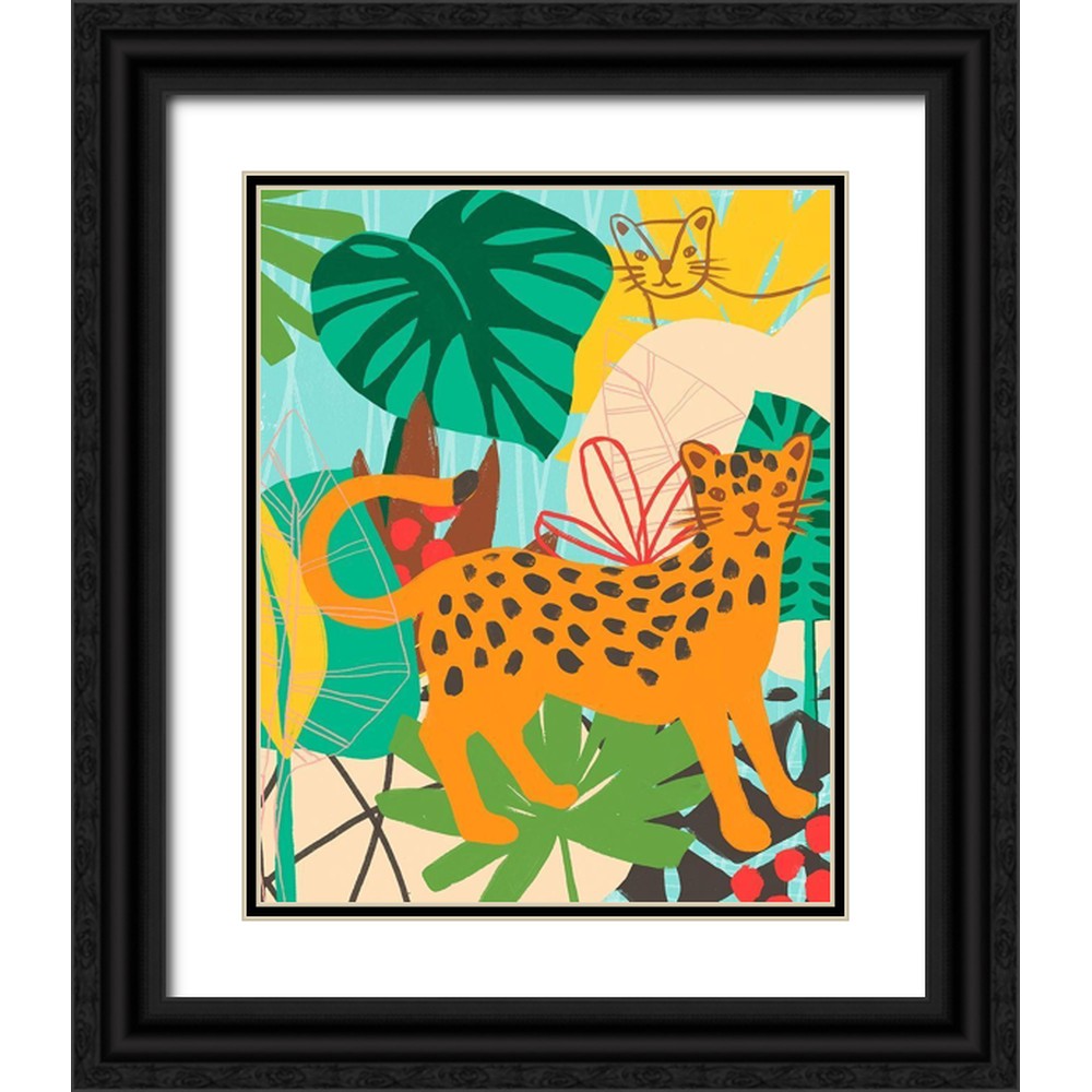 Vess, June Erica 20x24 Black Ornate Wood Framed with Double Matting ...