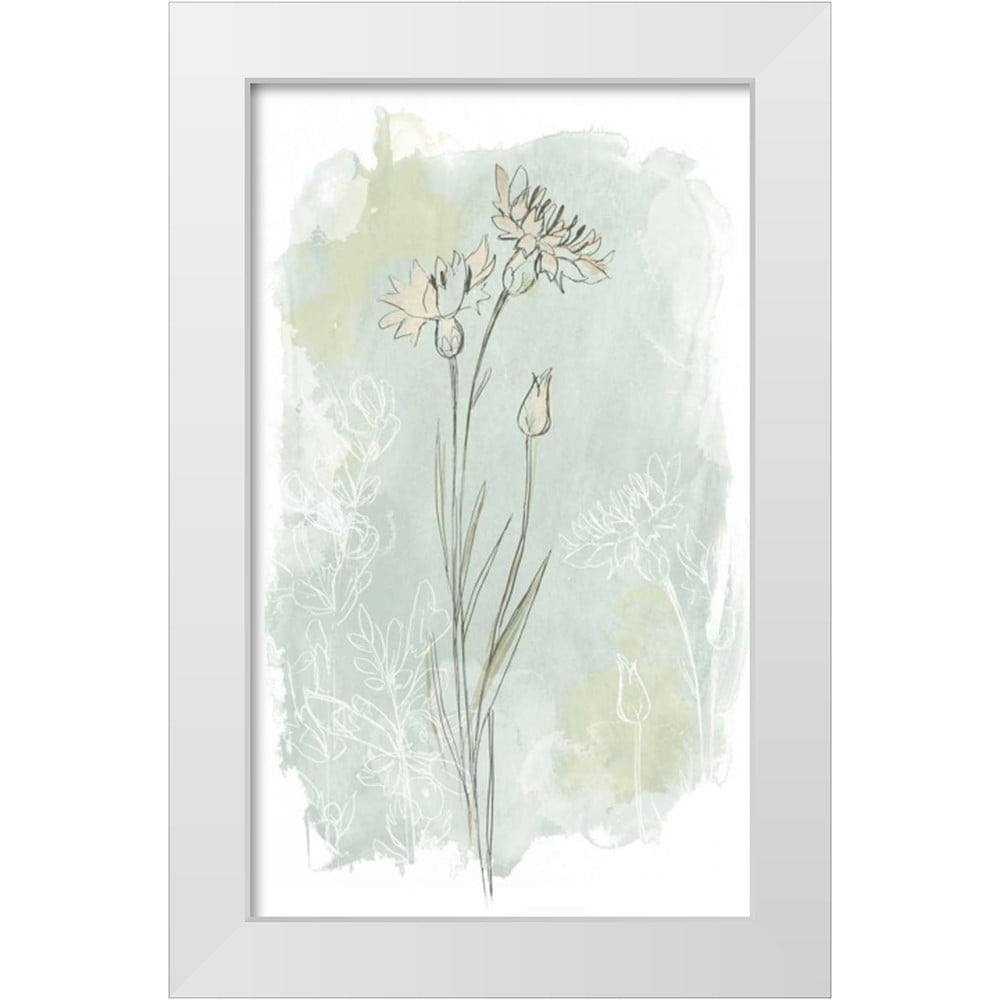 Vess, June Erica 21x32 White Modern Wood Framed Museum Art Print Titled ...