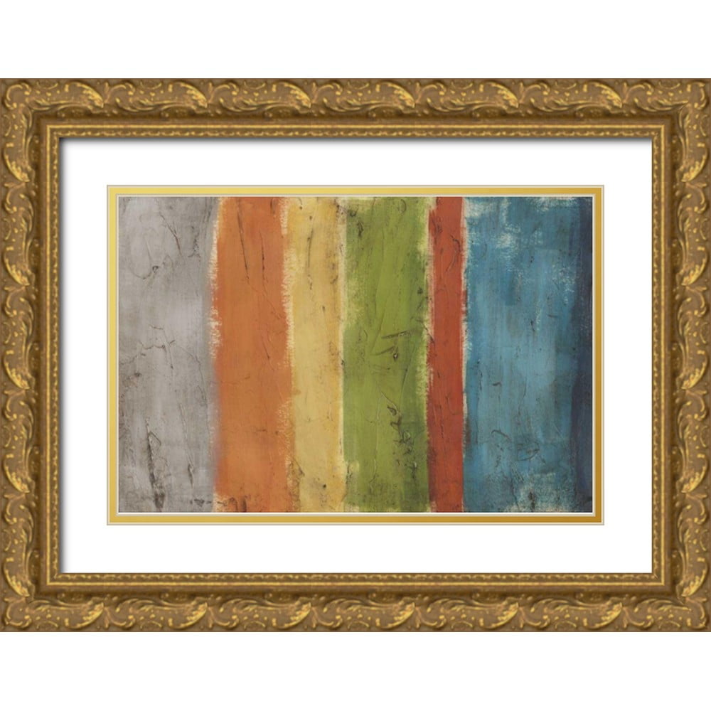 Vess, June Erica 24x17 Gold Ornate Wood Framed with Double Matting ...