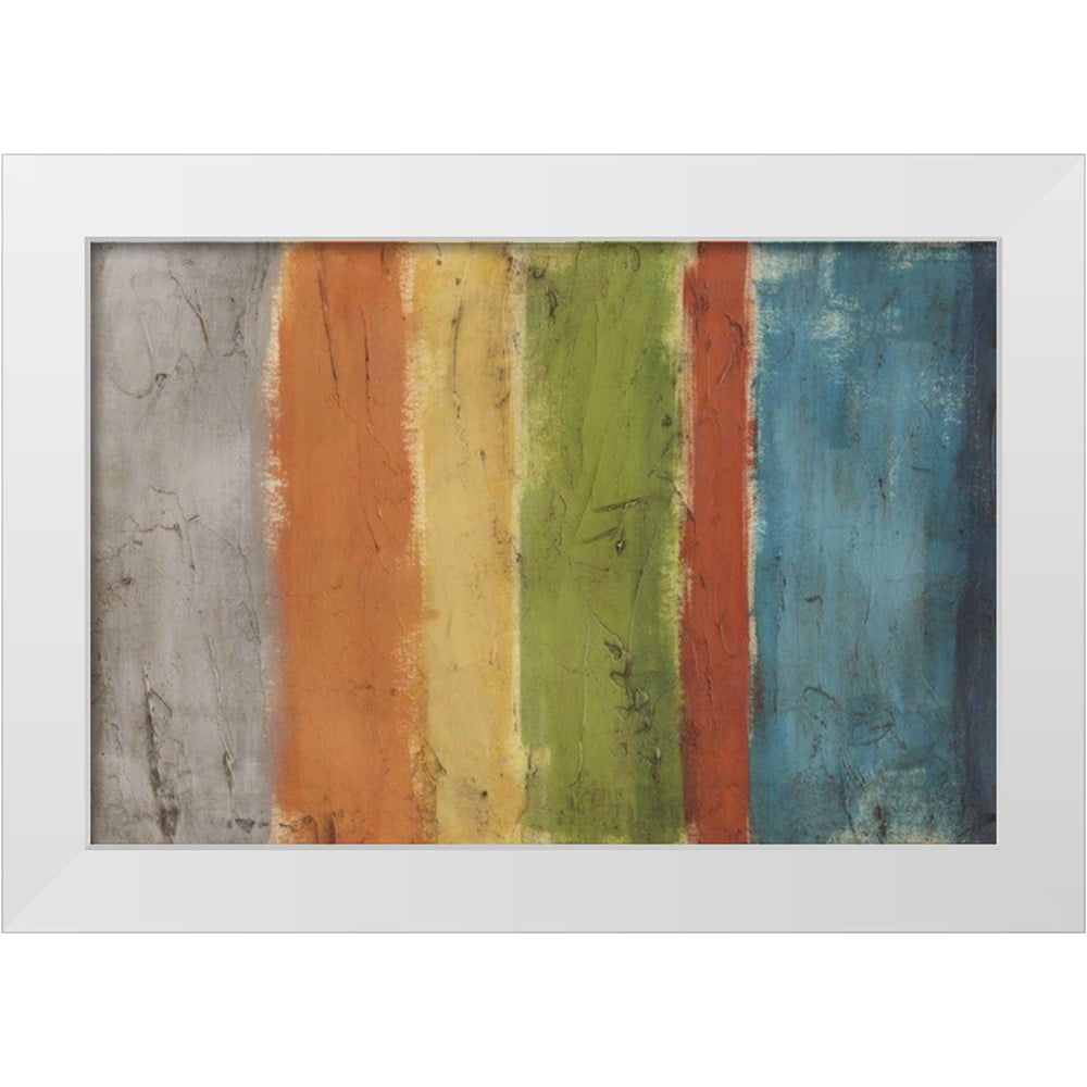 Vess, June Erica 24x17 White Modern Wood Framed Museum Art Print Titled ...