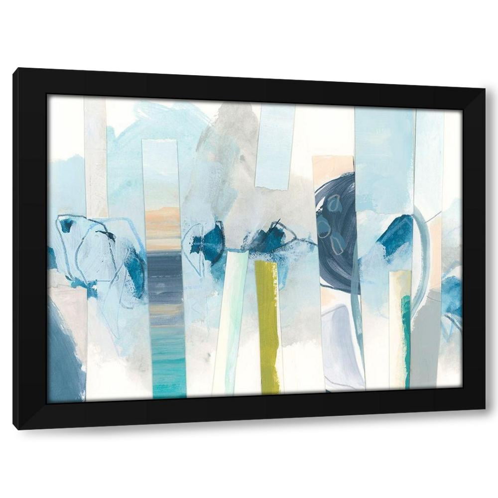 June Erica Vess 24x19 Black Modern Wood Framed Wall Art Titled - Liquid ...