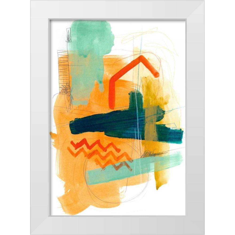 Vess, June Erica 24x32 White Modern Wood Framed Museum Art Print Titled ...