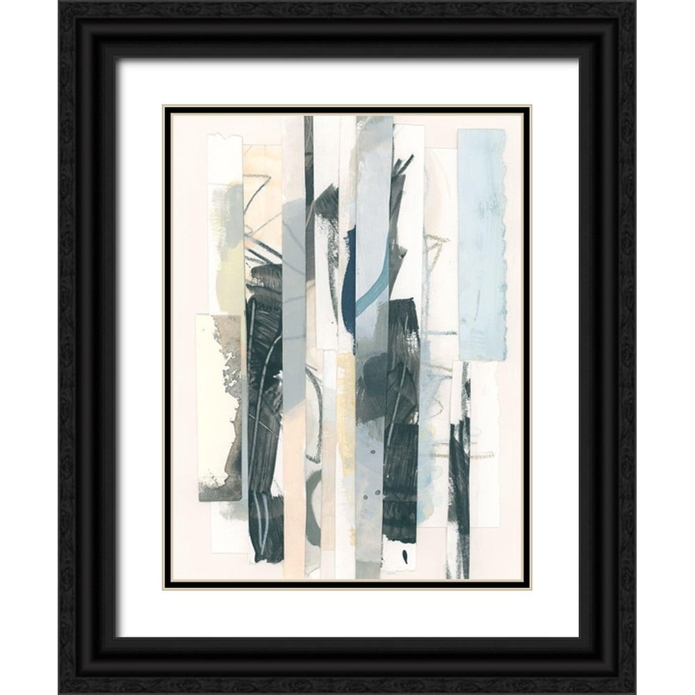 Vess, June Erica 25x32 Black Ornate Wood Framed with Double Matting ...
