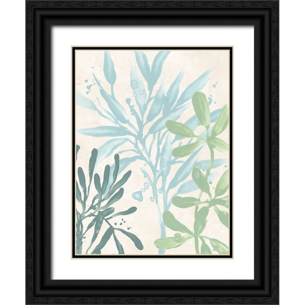 Vess, June Erica 25x32 Black Ornate Wood Framed with Double Matting ...