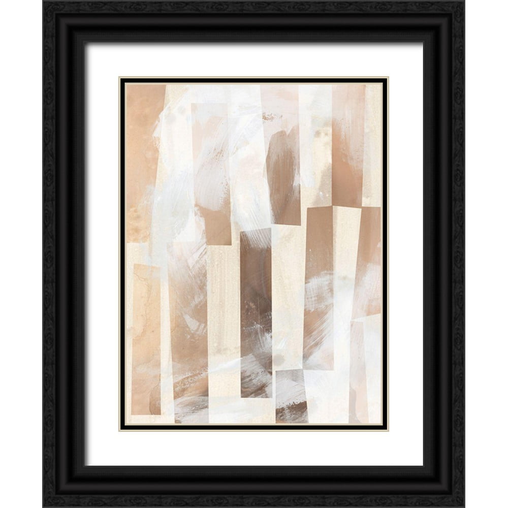 Vess, June Erica 25x32 Black Ornate Wood Framed with Double Matting ...