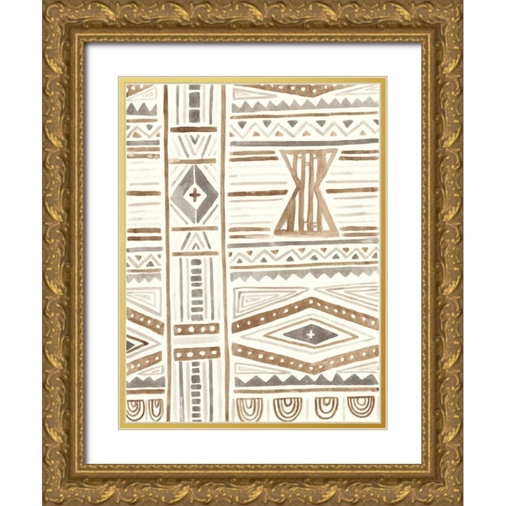 Vess, June Erica 25x32 Gold Ornate Wood Framed with Double Matting ...