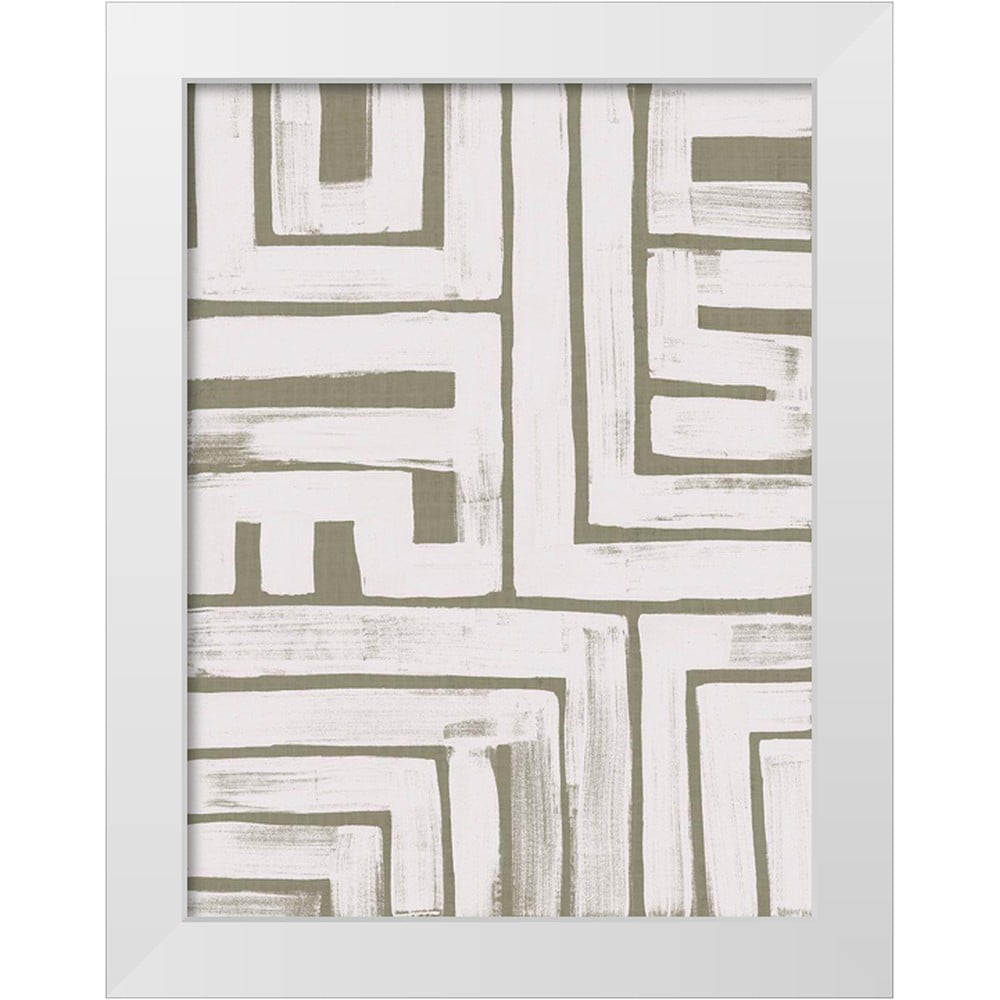 Vess, June Erica 25x32 White Modern Wood Framed Museum Art Print Titled ...