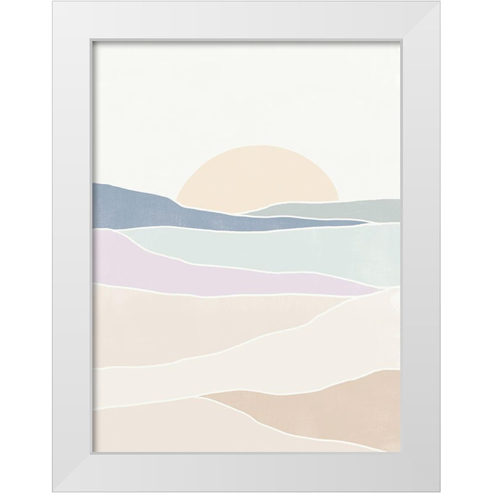Vess, June Erica 25x32 White Modern Wood Framed Museum Art Print Titled ...