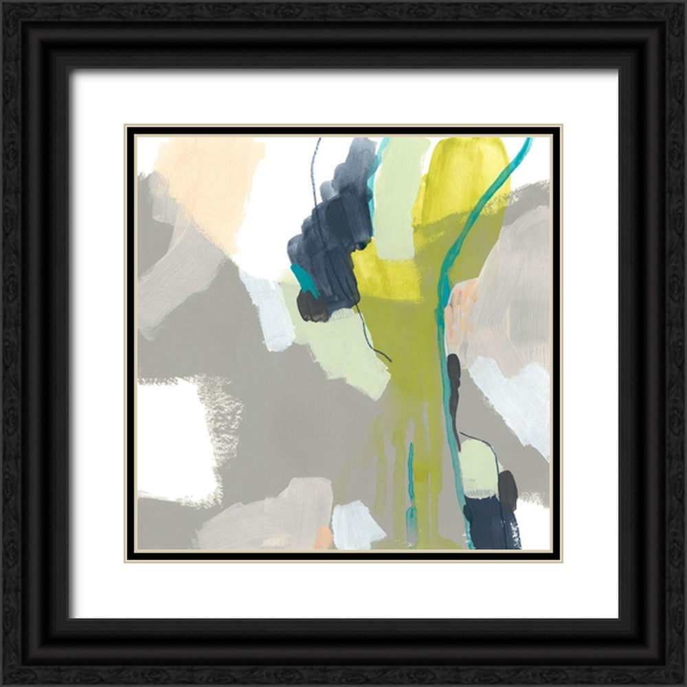 Vess, June Erica 26x26 Black Ornate Wood Framed with Double Matting ...