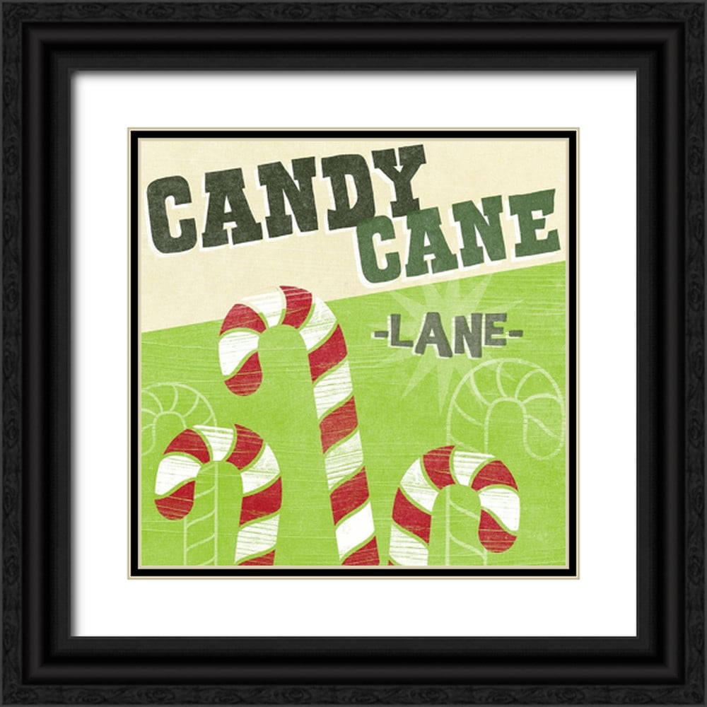 Vess, June Erica 26x26 Black Ornate Wood Framed with Double Matting ...