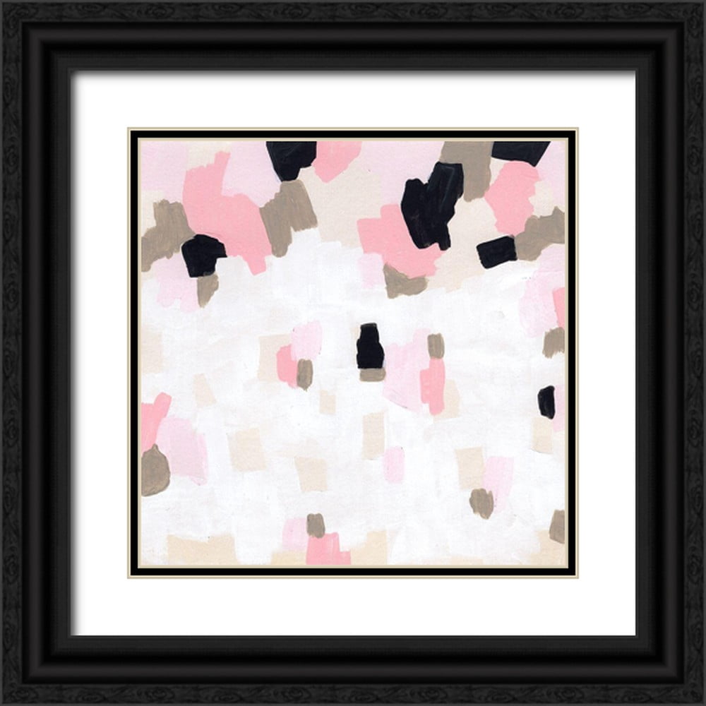 Vess, June Erica 26x26 Black Ornate Wood Framed with Double Matting ...