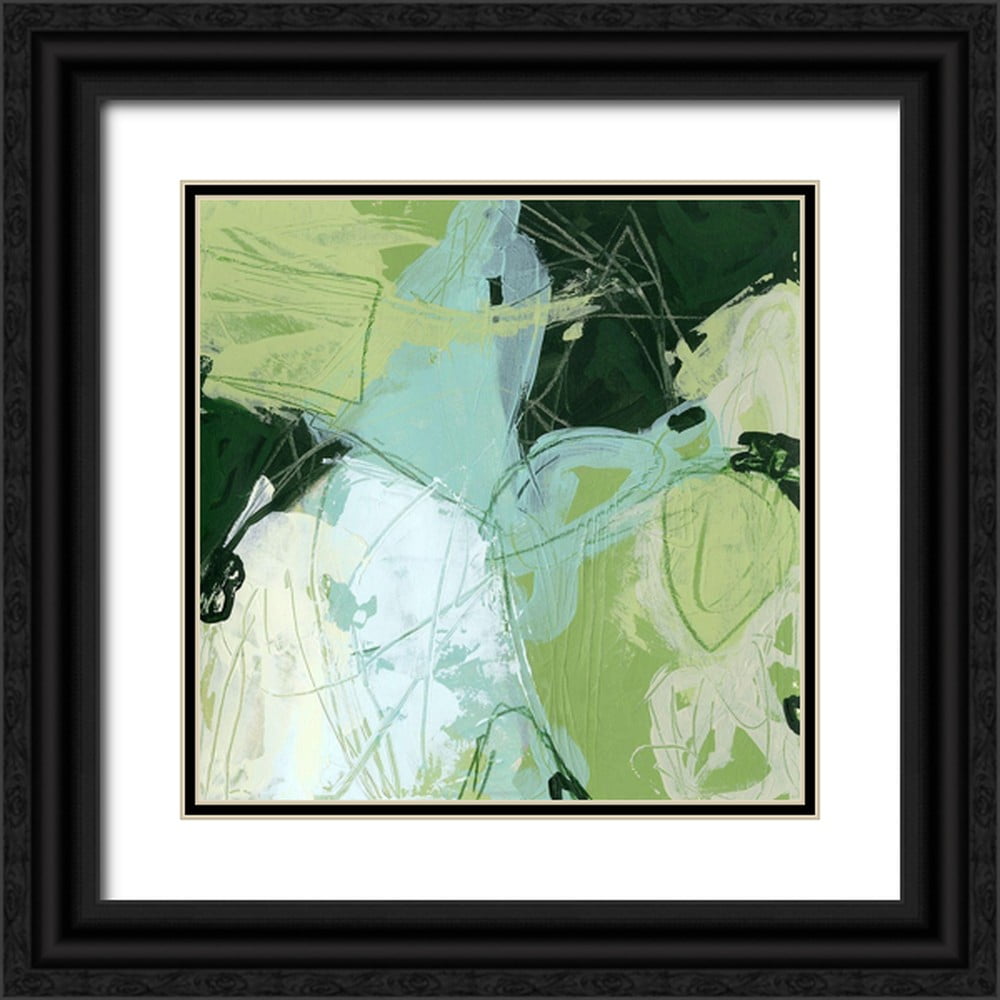 Vess, June Erica 26x26 Black Ornate Wood Framed with Double Matting ...