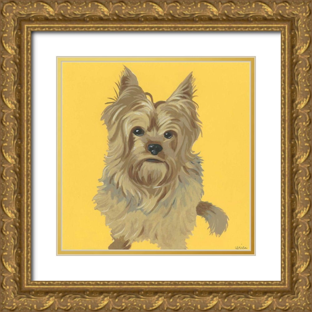 Vess, June Erica 26x26 Gold Ornate Wood Framed with Double Matting ...