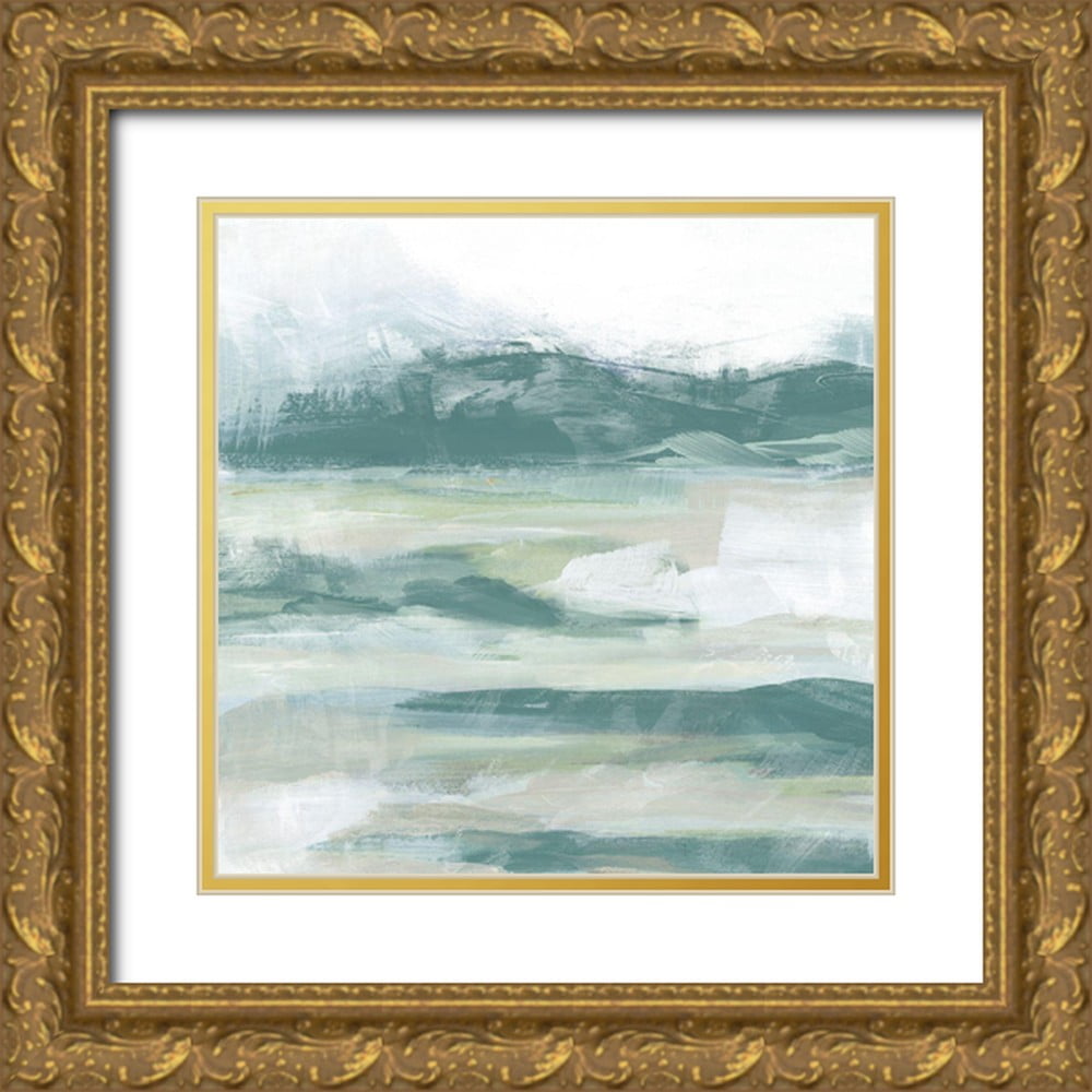 Vess, June Erica 26x26 Gold Ornate Wood Framed with Double Matting ...