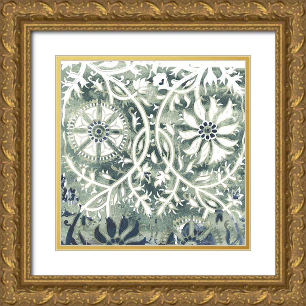 Vess, June Erica 26x26 Gold Ornate Wood Framed with Double Matting ...